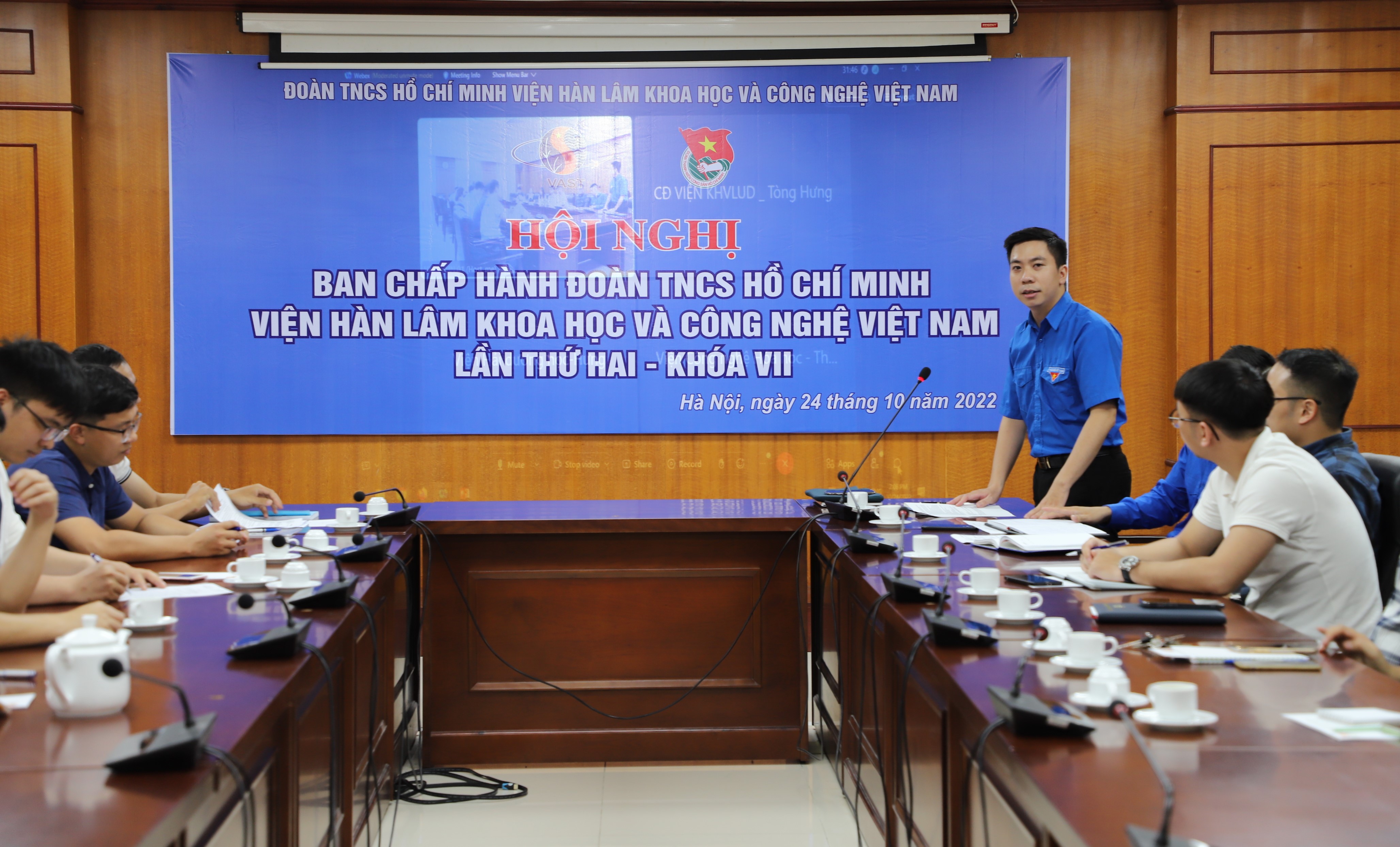 Hội Nghị Ban Chấp Hành Đoàn Thanh Niên Viện Hàn Lâm Khoa Học Và Công Nghệ Việt Nam Lần Thứ Hai